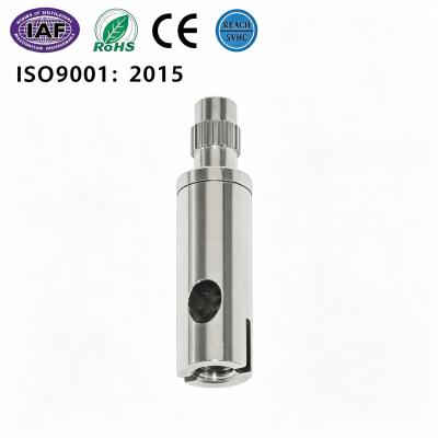 China With Spur Gear  Nut Bottom Slotted Cable Gripper  0.8‑2.0mm Wire Rope Lock For Lighting Suspension for sale