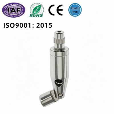 China 180-Degree Swivel Cable Gripper with M4/M5/M6 Internal Thread and Solid Brass Construction for Lighting Suspension for sale