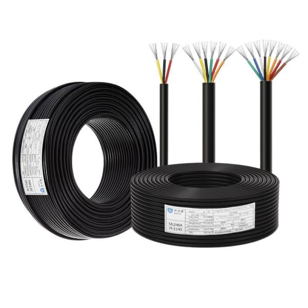 Quality UL Standard 2464 Shielded Multi-core Electrical Cable with PVC Insulation and Tinned Copper Wire for Electronic Equipment for sale