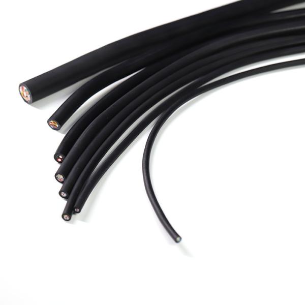 Quality Source factory PUR high flexibility shielded drag chain cable TRVV23456 core industrial robot cable customization for sale