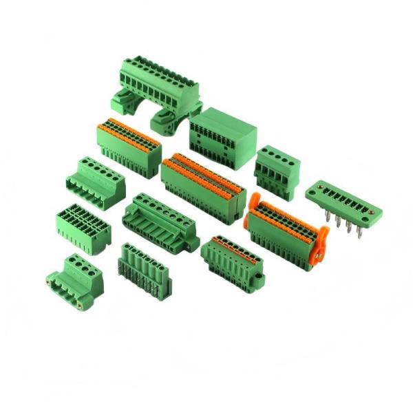 Quality Customized processing by manufacturer, pluggable terminal blocks with spacing of 3.5/3.81/5.0/5.08/7.5/7.62 for sale