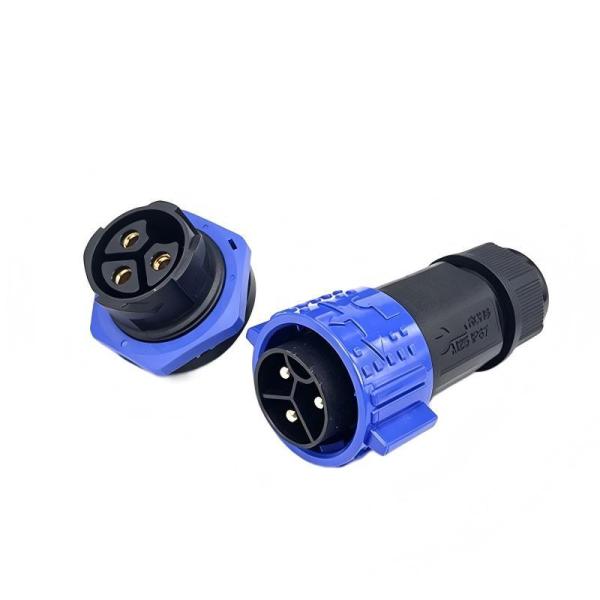 Quality Source manufacturer M25 waterproof joint 35A40A50A aviation plug 3-core self-locking docking plug for sale