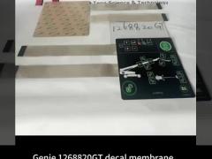Decal Switch Membrana Decal GE-1268820GT para Genie Boom Lift SX-105 SX-125