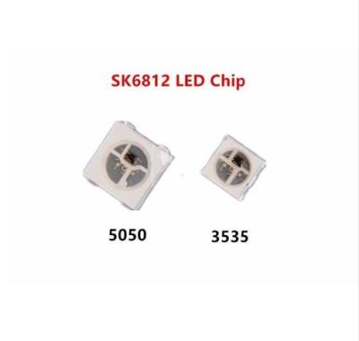 China Addressable Led SK6812 Mini 3535 5050 SMD RGB full color Digital LED Chip Pixels White / Black similiar WS2812B DC5V for sale