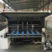 China PLC Semi Automatic Flute Laminating Machine For Corrugated Cardboard for sale