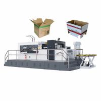 China Fully Automatic Lead Edge Feeder Die Cutting And Creasing Machine Advanced Technology for sale