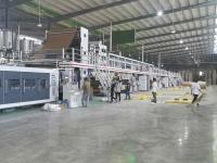 China Automatic Cardboard Corrugated Box Production Line PLC Control for sale