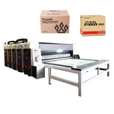 China CE Corrugated Carton Flexo Printing Machine Pizza Box Cardboard Making for sale