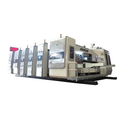 China CE Corrugated Carton Flexo Printing Machine Pizza Box Cardboard Making for sale