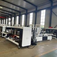 China Jumbo Size Corrugated Board Automatic Folder Gluer Machine Whole Computer Adjust for sale