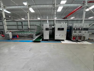 China Extra Large Corrugated Cardboard Printing Machine Flexo Printing Rotary Slotting Die Cutting Machinery for sale