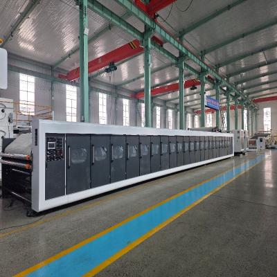 China 380V 7 Layer Corrugated Cardboard Production Line Corrugated Board Material Continuous Operation Suitable For Packaging Industry for sale