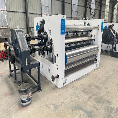 China ISO Corrugated Cardboard Production Line Electric Single Faced Corrugating Machine for sale