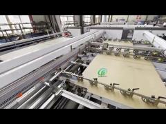High Speed Fully Automatic Double Piece Gluing Machine Standard And Special Corrugated Carton
