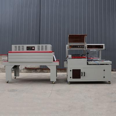 China Máquina de enrolar de calor industrial em forma de L Embalagem de enrolar de alimentos e bebidas personalizável à venda