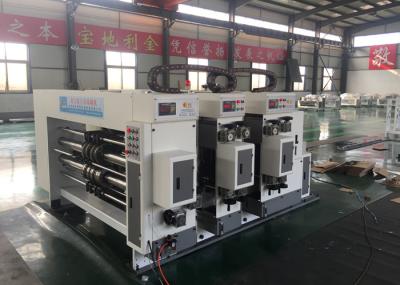 Cina piccola macchina dello slotter della stampante a colori del doppio di flexo dell'alimentatore del margine anteriore del cartone in vendita