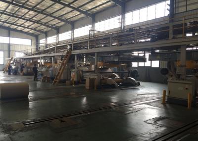 Cina Macchina ondulata professionale di fabbricazione di carta, unità di fabbricazione del cartone in vendita