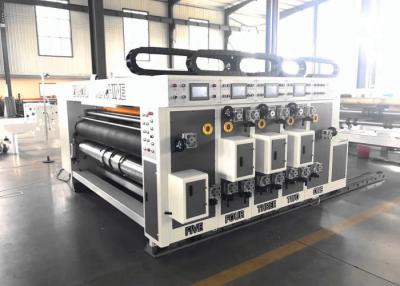 Cina La stampa automatica di Flexo che scanala tagliare a macchina/ha ondulato la macchina scanalatrice di stampa della scatola in vendita