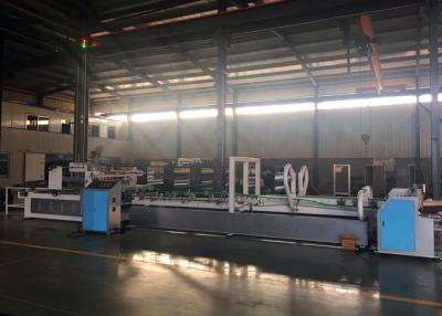 Cina Macchina ondulata automatica/2400 millimetri della cartella e di Gluer del cartone della scatola della cartella di macchina ondulata di modello di Gluer in vendita