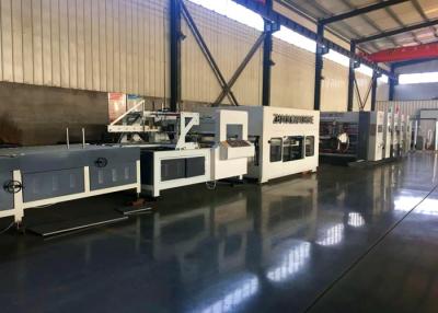 Cina Macchina dell'ascensore della stampante di Flexo del cartone ondulato dell'acciaio legato con la macchina impacchettatrice di Gluer e della cartella in vendita