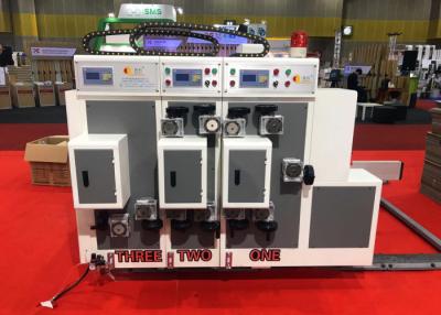 Cina L'alimentatore automatico della scatola precisa ha ondulato la macchina di Slotter della stampante di Flexo/l'impacchettatrice contenitore di cartone in vendita