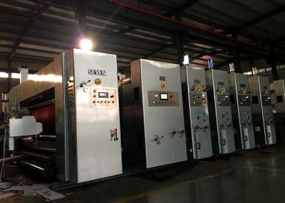 Cina Stampa a inchiostro dell'acqua completamente automatica del cartone che scanala incollatura piegante tagliante impacchettando macchina in vendita