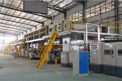Cina linea di produzione ondulata automatica della macchina/cartone del cartone 5ply in vendita