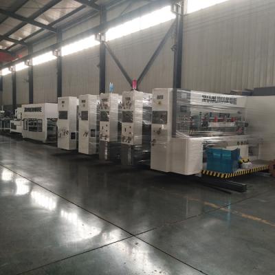Cina Una stampante a colori 4 automatica piena Slotter muore cartella Gluer della taglierina 3-7 millimetri di spessore in vendita