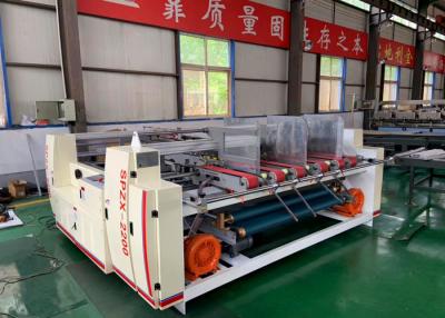 Cina Contenitore di cartone semi automatico che forma macchina dell'incollatrice / macchina di pressione di Gluer per il contenitore di cartone in vendita
