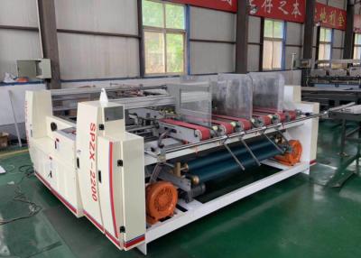 Cina Cartone in due pezzi semiautomatico che incolla macchina per il cartone ondulato in vendita