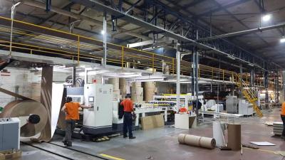 Cina Linea di produzione automatica del cartone ondulato di 3 o 5 o 7 strati WJ seria in vendita