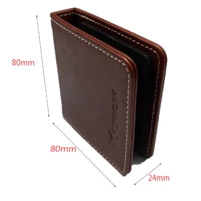 Chine Coque rigide antichoc pour écouteurs avec incrustation en mousse Extérieurs en cuir PU à vendre