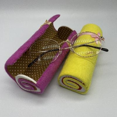 Cina All'aperto di lusso giallo dei bambini dell'unità di elaborazione del tessuto degli occhiali da sole del metallo della cassa sveglia di cuoio del monocolo in vendita