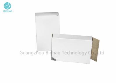 Cina Cartone esterno interno lucido dell'argento/bianco cartone delle portasigarette del tabacco su misura in vendita