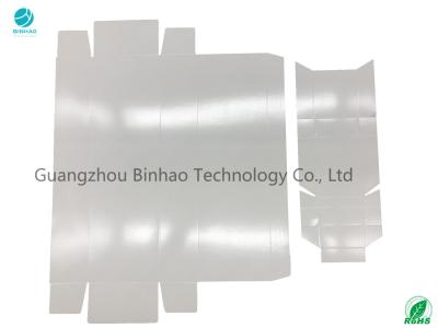 Cina Portasigarette in bianco rivestite del cartone del PE con il logo di autorizzazione in vendita