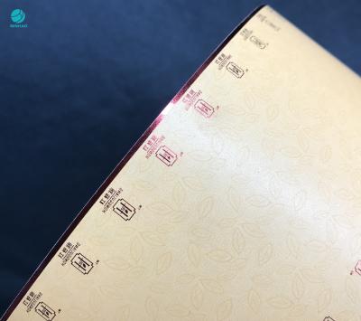 Cina Sughero amichevole eco- che fornisce di punta carta con Hotfoil che timbra per la sigaretta che imballa con l'autorizzazione di marca in vendita