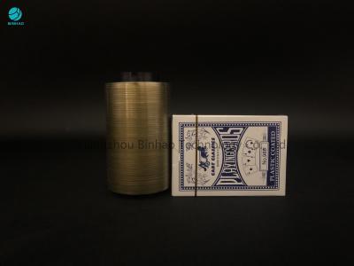 Cina Nastro della striscia di strappo dell'oro dei materiali di BOPP per la scatola di carte da gioco della sigaretta che imballa con il singolo adesivo laterale in vendita