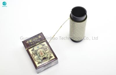 Cina Nastro olografico della striscia di strappo dell'alto oro per il contenitore di sigaretta che imballa in materiale di 40 MOPP del micron in vendita