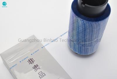 Cina Nuovo nastro olografico blu 1.6mm superfino della striscia di strappo di Binhao con i multi colori autoadesivi stampato in vendita