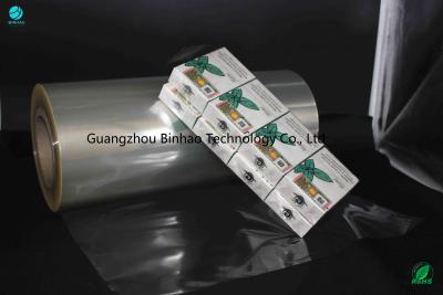 China Prova da poeira e força de alta elasticidade do filme transparente impermeável do PVC para caixas de embalagem do cigarro à venda
