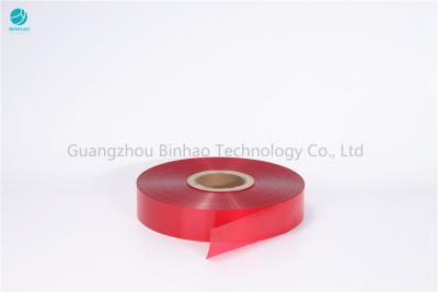 Cina nastro d'imballaggio della striscia di strappo del formaggio rosso di larghezza di 30mm in film dell'ANIMALE DOMESTICO nessun commestibile della colla in vendita