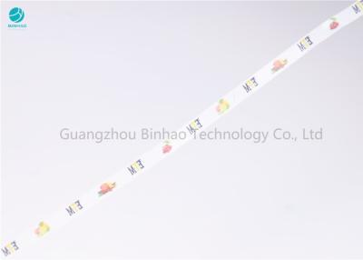Cina nastro della striscia di strappo di stampa di colori di larghezza 10 di 6mm per Shisha/contenitore di melassa che imballa con la singola colla laterale in vendita
