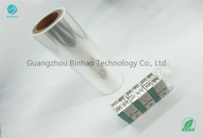 China Doorzichtig Tabakspakket 0.3mm Plastic Krimpfolie Te koop