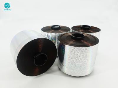 Cina nastro d'imballaggio stampato tramite laser dello strappo di 3mm Logo With Metal Color Outer in Rolls in vendita