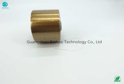 Cina Linea larghezza dell'oro dell'ANIMALE DOMESTICO del nastro 1.6mm dello strappo 12000 metri di lunghezza in vendita