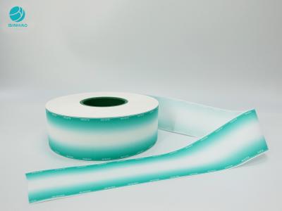 中国 タバコ フィルター棒の包むことのためのペーパーをひっくり返す風味を付けられた勾配の緑36g 販売のため