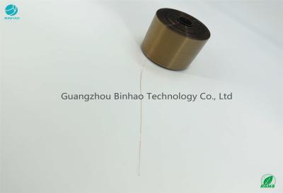 Cina Una linea laterale dell'oro dell'ANIMALE DOMESTICO del nastro della striscia di strappo di adesione ≥25N/25mm della colla in vendita