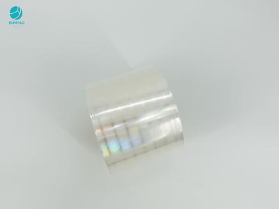 China 120mm de Holografische Film van de Embleem8% Hoge Inkrimping BOPP voor Sigaretpakket Te koop