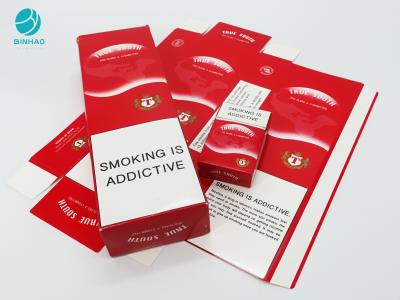 Cina Cassa olografica del cartone di progettazione per il pacchetto del tabacco per sigarette della serie completa in vendita