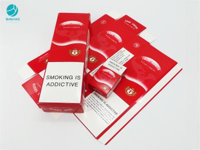 中国 カスタマイズされた印刷および熱い押すことのパッケージのパックのタバコ入れを煙らす 販売のため